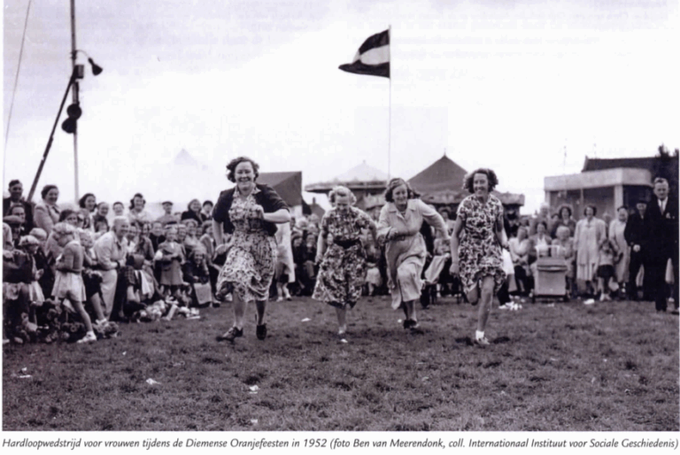 Rennende dames - Vereniging Historische Kring Diemen